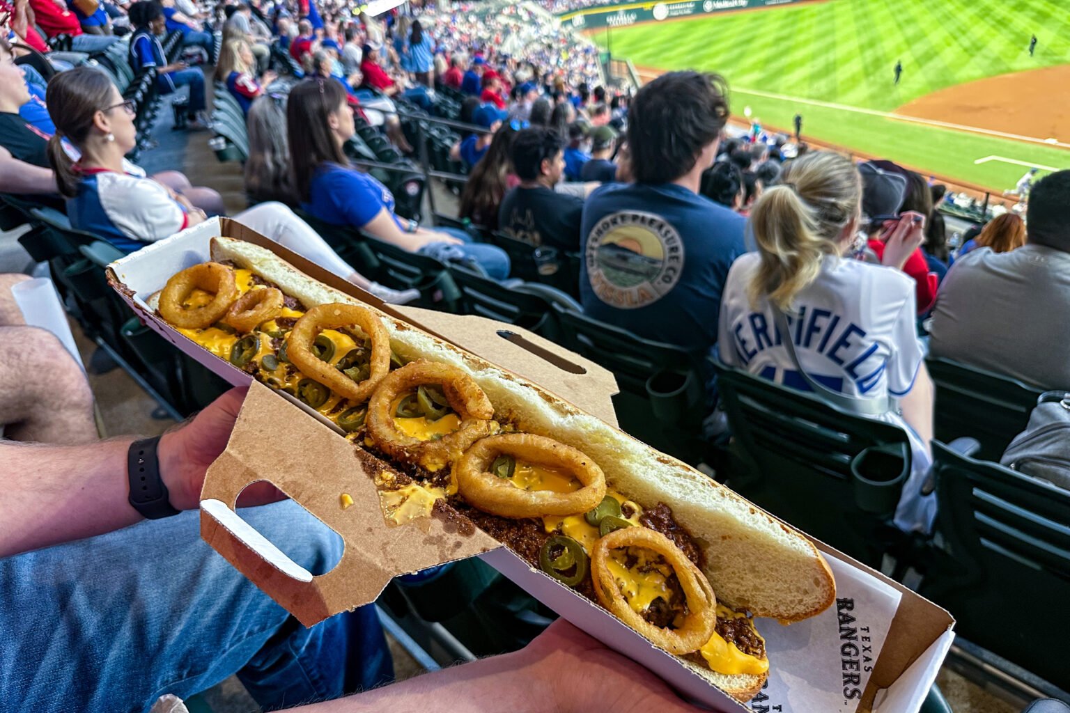 Texas Rangers Food Options at Globe Life Field